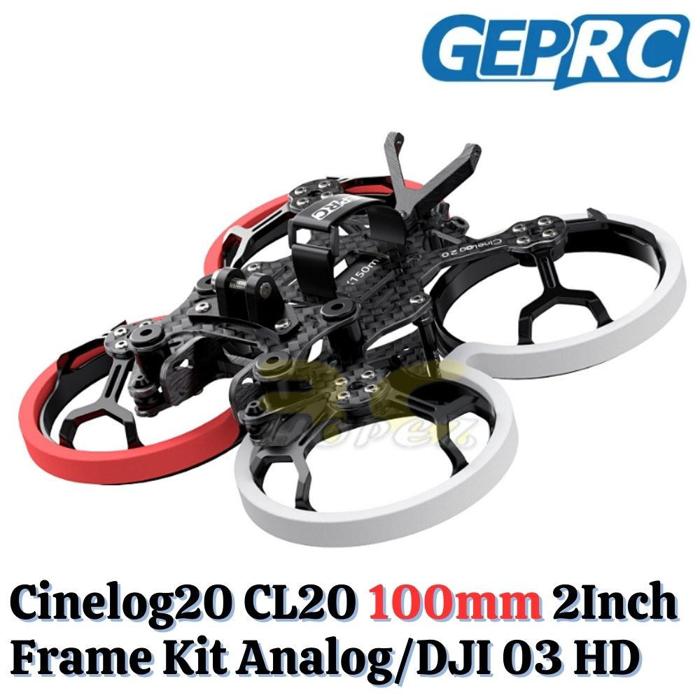 GEPRC Cinelog20 CL20 100mm 2Inch Compatible Analog/DJI 03 HD Frame Kit ...