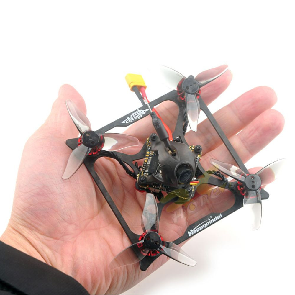 Happymodel Bassline 2S 90mm X12 V2.0 5-IN-1 AIO w/Caddx Ant 1200TVL ...
