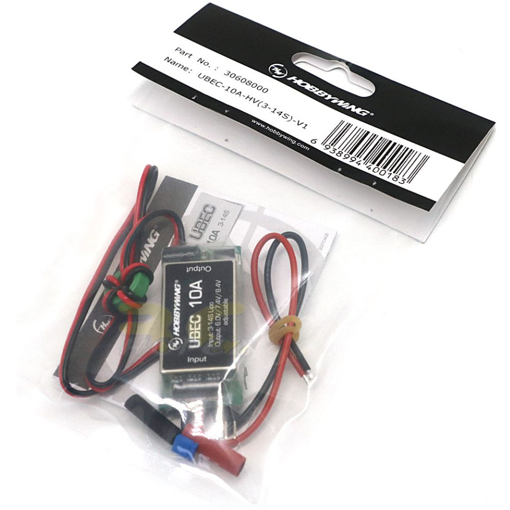 Hobbywing UBEC 10A Voltage Regulator Module 3-14S 6 / 7.4 / 8.4V 10A ...