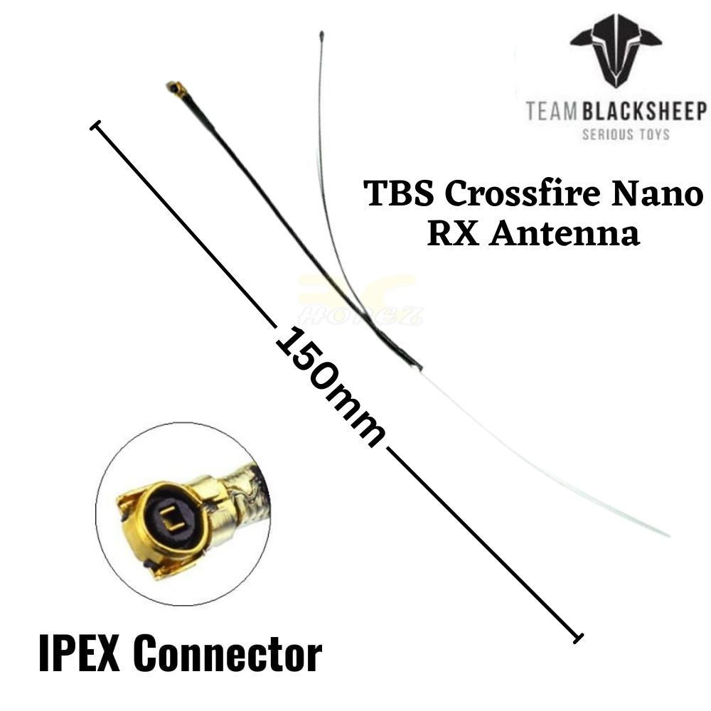 TBS Team BlackSheep CrossFire Micro Receiver Antenna u.FL/IPEX ...