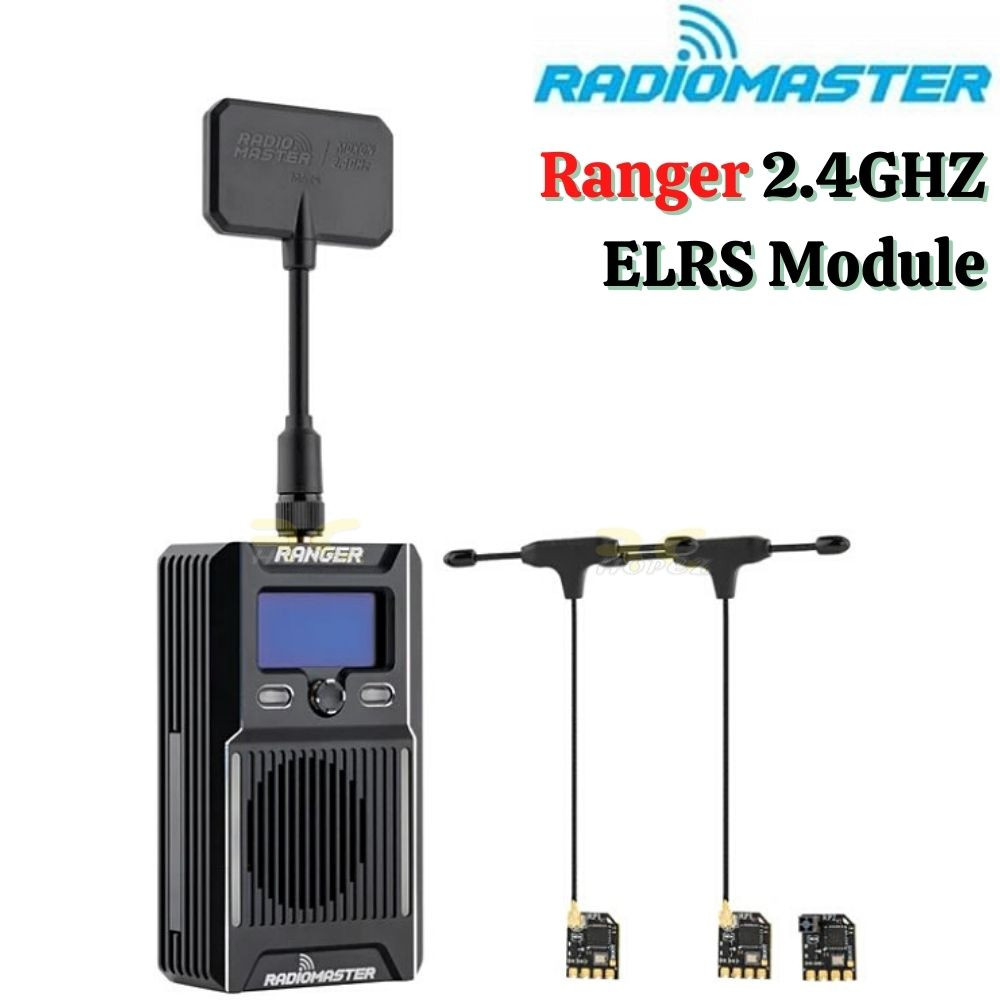 RadioMaster Ranger 2.4GHz ELRS Module with Nano Micro Adapter for Zorro ...