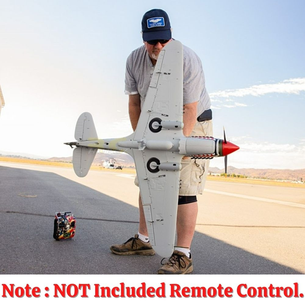 AF Model RC Warbird P-40 Warhawk 1100mm Wingspan Plane Green PNP AF-P40 ...