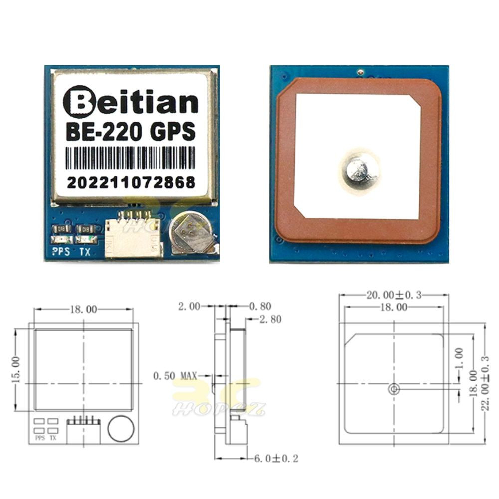 Beitian BE-180 BE-220 BE-880 M10050 GNSS GPS Module For Fixed Wing FPV ...