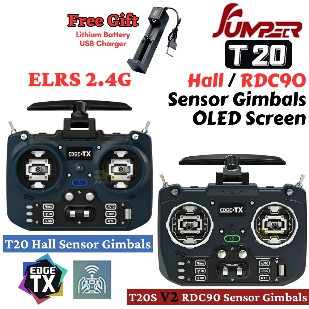 Jumper T20 T-20 T20S T-20S V2 ELRS 2.4GHz Hall/RDC90 Sensor Gimbals ...