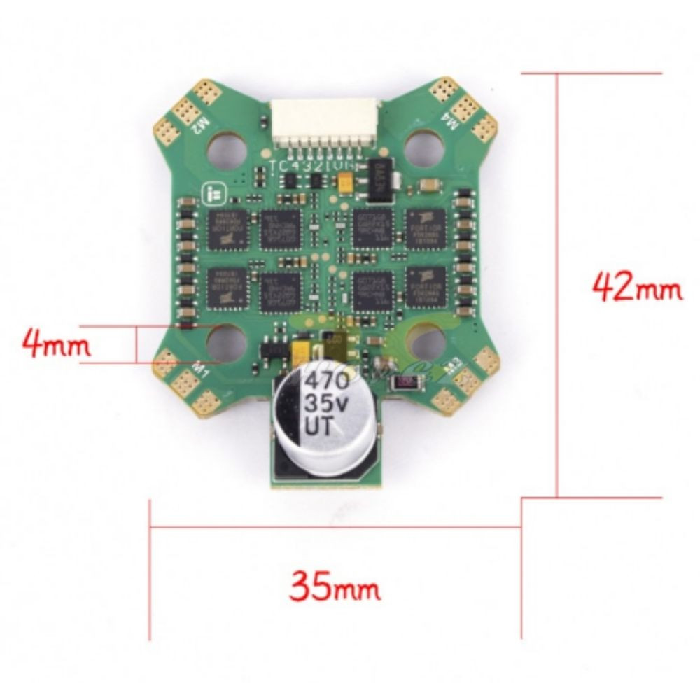 iFlight 20x20mm BLITZ Mini F7 V1.1 Flight Controller & E55 55A 2-6S 4 ...