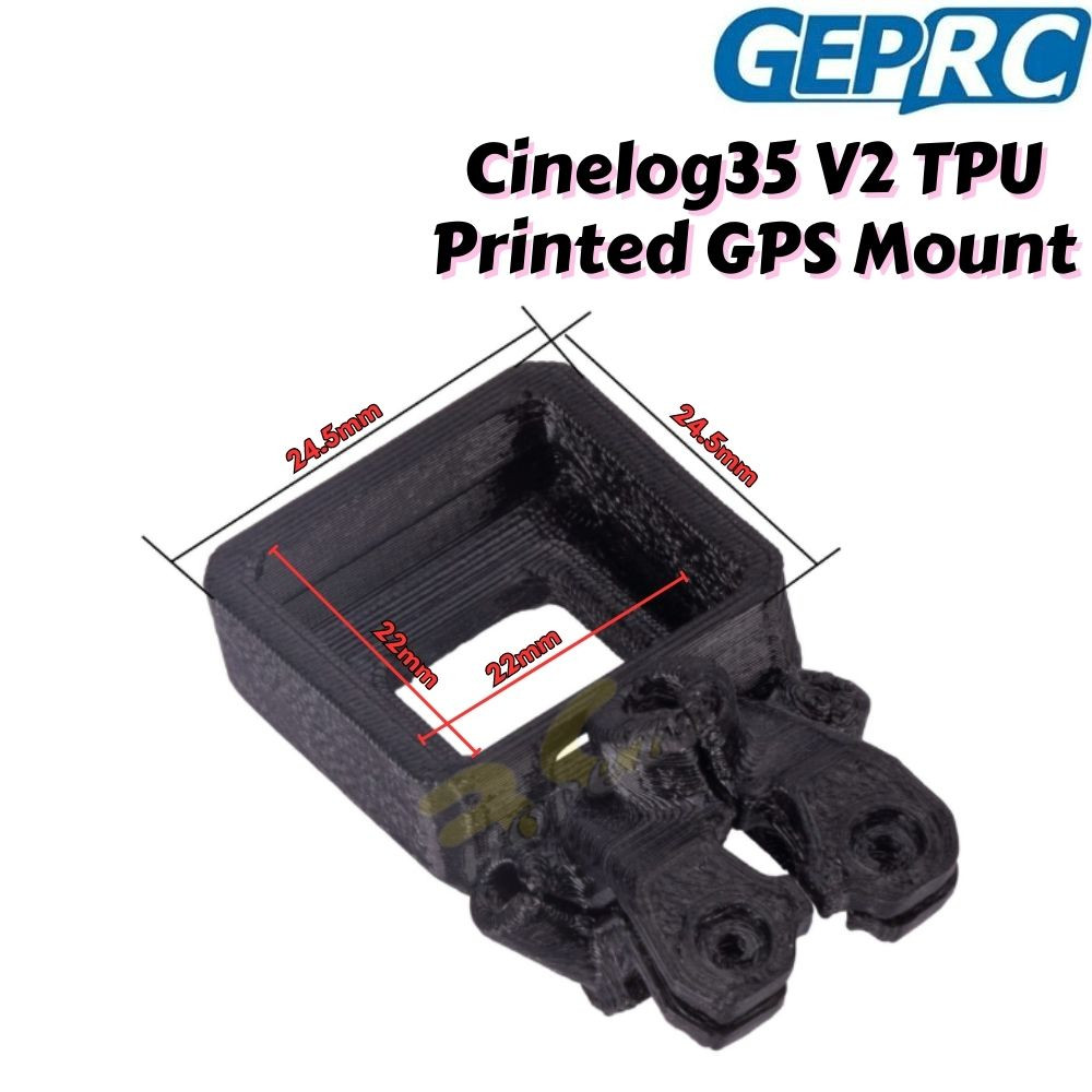 GEPRC Cinelog35 GEP-CL35 V2 Frame Parts TPU GPS Mount CL35V2-GPS – RC HOPEZ