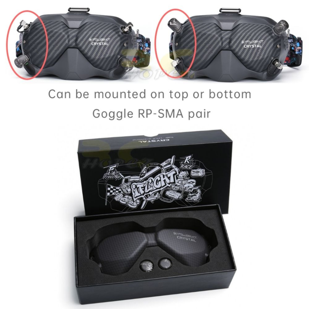 iFlight Crystal HD Carbon Fiber Patch and Black Mushroom 5.8GHz ...