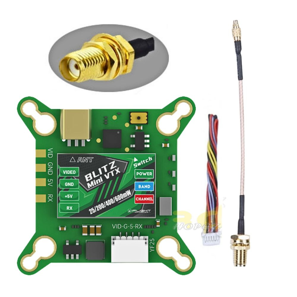iFlight BLITZ Force VTX 20×20 25x25mm 5.8GHz 600mW Adjustable with MMCX ...