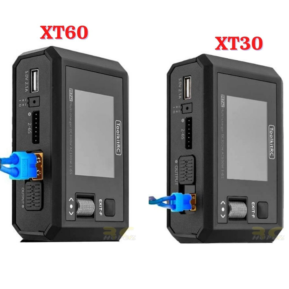 ToolkitRC M7AC 100W AC/300W DC 15A 2-6S Smart Balance Charger with XT30 ...