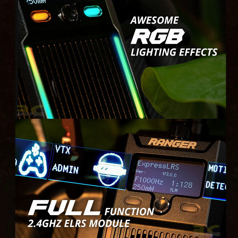 RadioMaster Ranger 2.4GHz ELRS Module with Nano Micro Adapter for Zorro ...