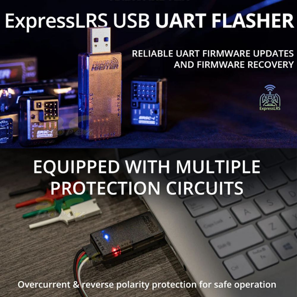 Radiomaster Elrs Usb Uart Firmware Flashing Dongle For Update Expresslrs Receiver Tx0059 Rc Hopez