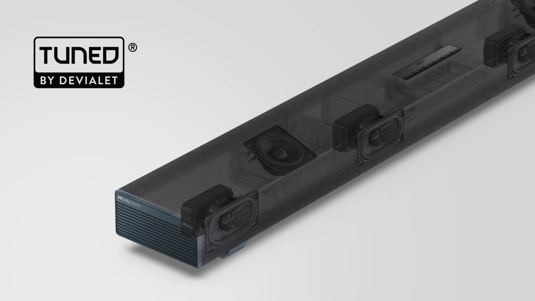SHARP 3.1.2ch Q Sound Bar With Wireless Subwoofer HT-SBW53121 - 1NOWmy ...