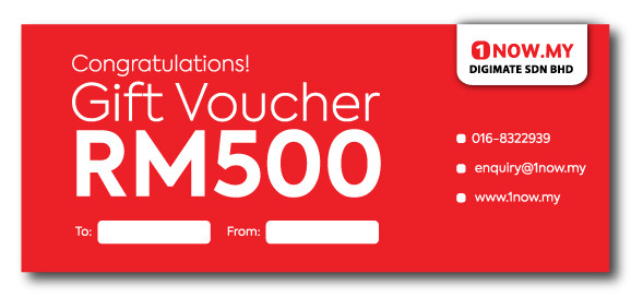 1NOW Gift Card 500 - 1NOWmy Digimate: Best Electrical Store In Sabah