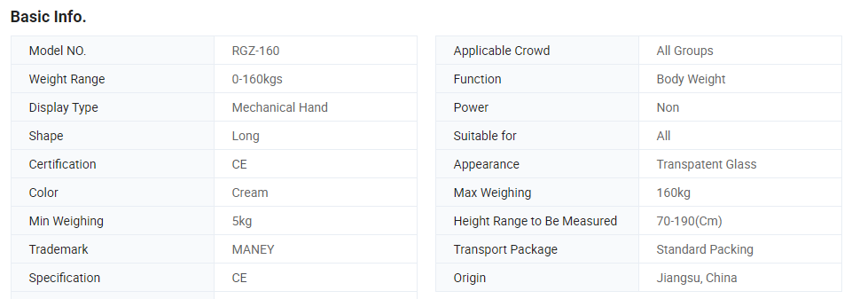 MECHANICAL WEIGHING SCALES WITH HEIGHT ROD RGZ-160 (BLACK ROD ...