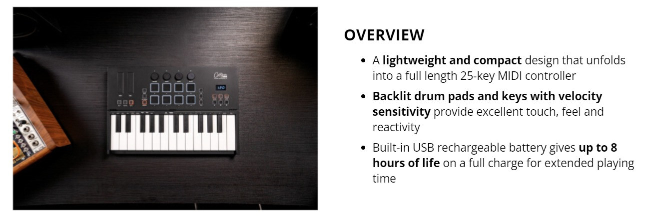 Carry-on Folding Controller 25 - Malaysia’s #1 Music Store for Musical ...