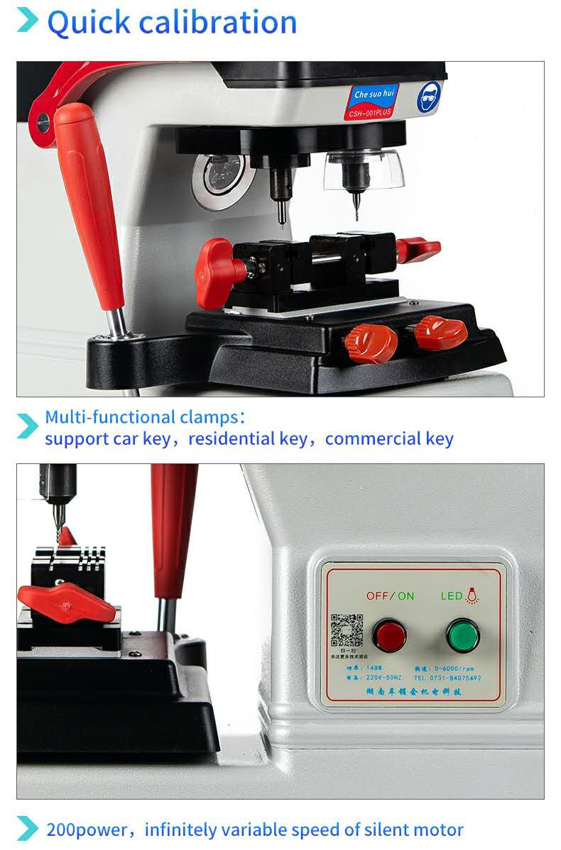 Che Suo Hui CSH-001 Integrated Key Cutting Machine - Pepper Spray ...