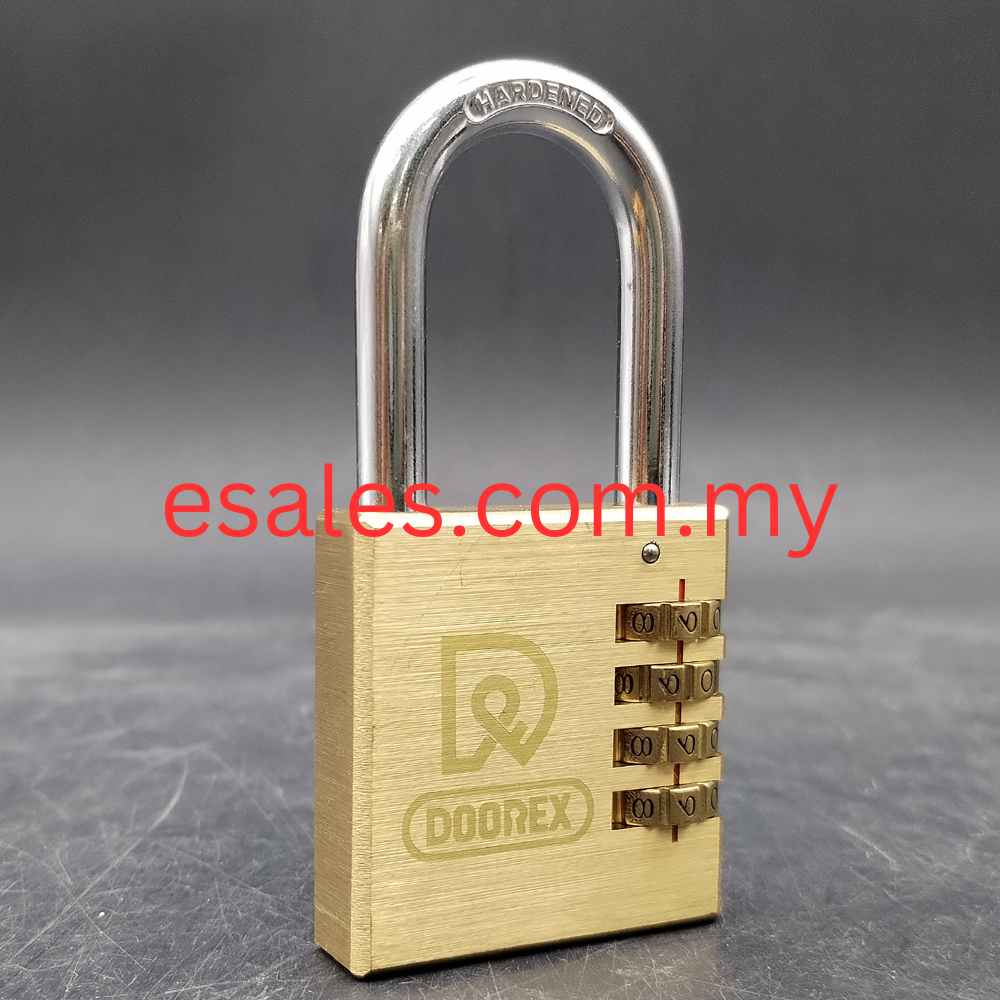 Doorex DN50 Solid Brass Number Combination Lock - Pepper Spray Malaysia ...