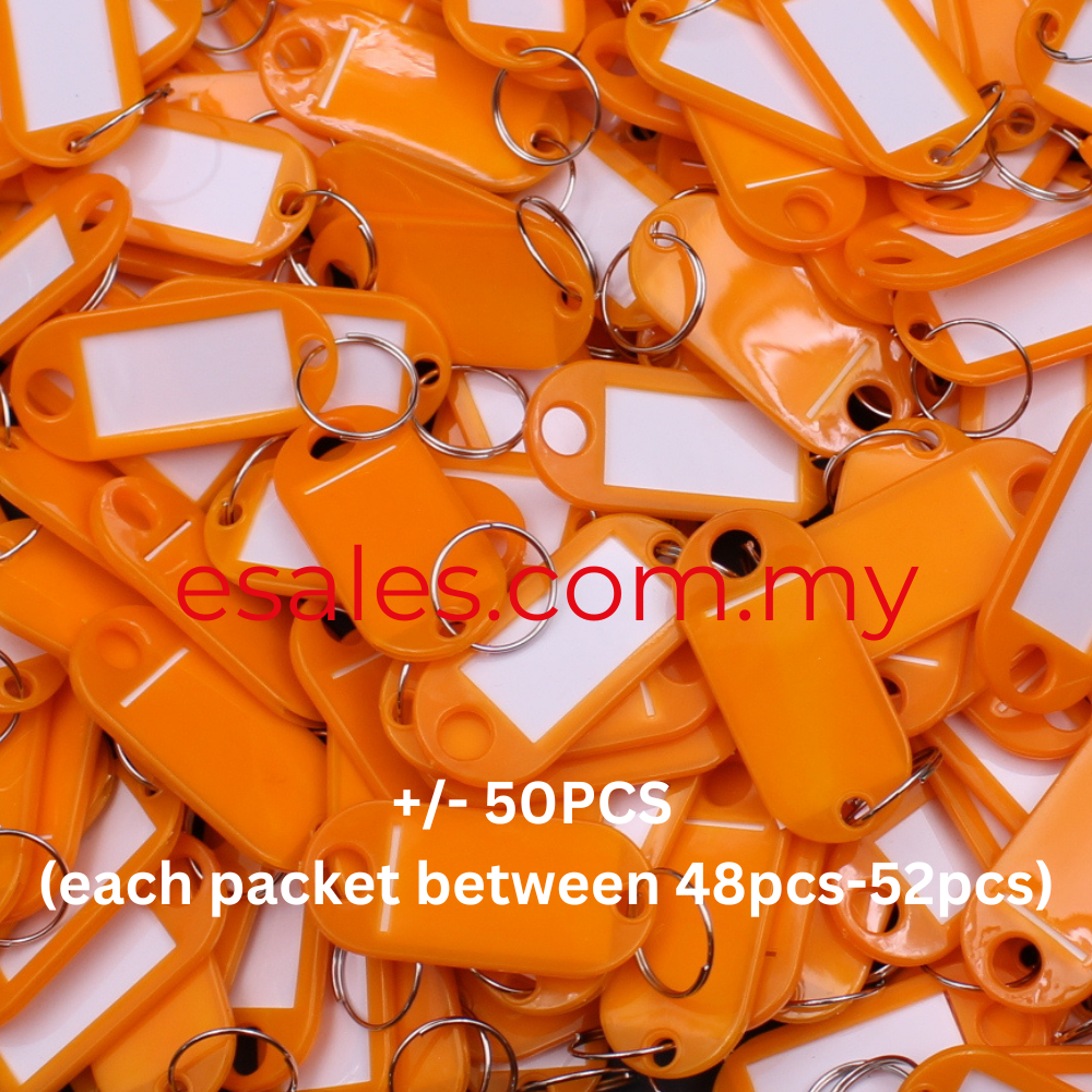 50pcs BS Key Label Keychain Key Label ID Name Room Address TEL Number ...