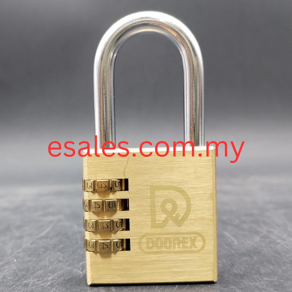 Doorex DN50 Solid Brass Number Combination Lock - Pepper Spray Malaysia ...