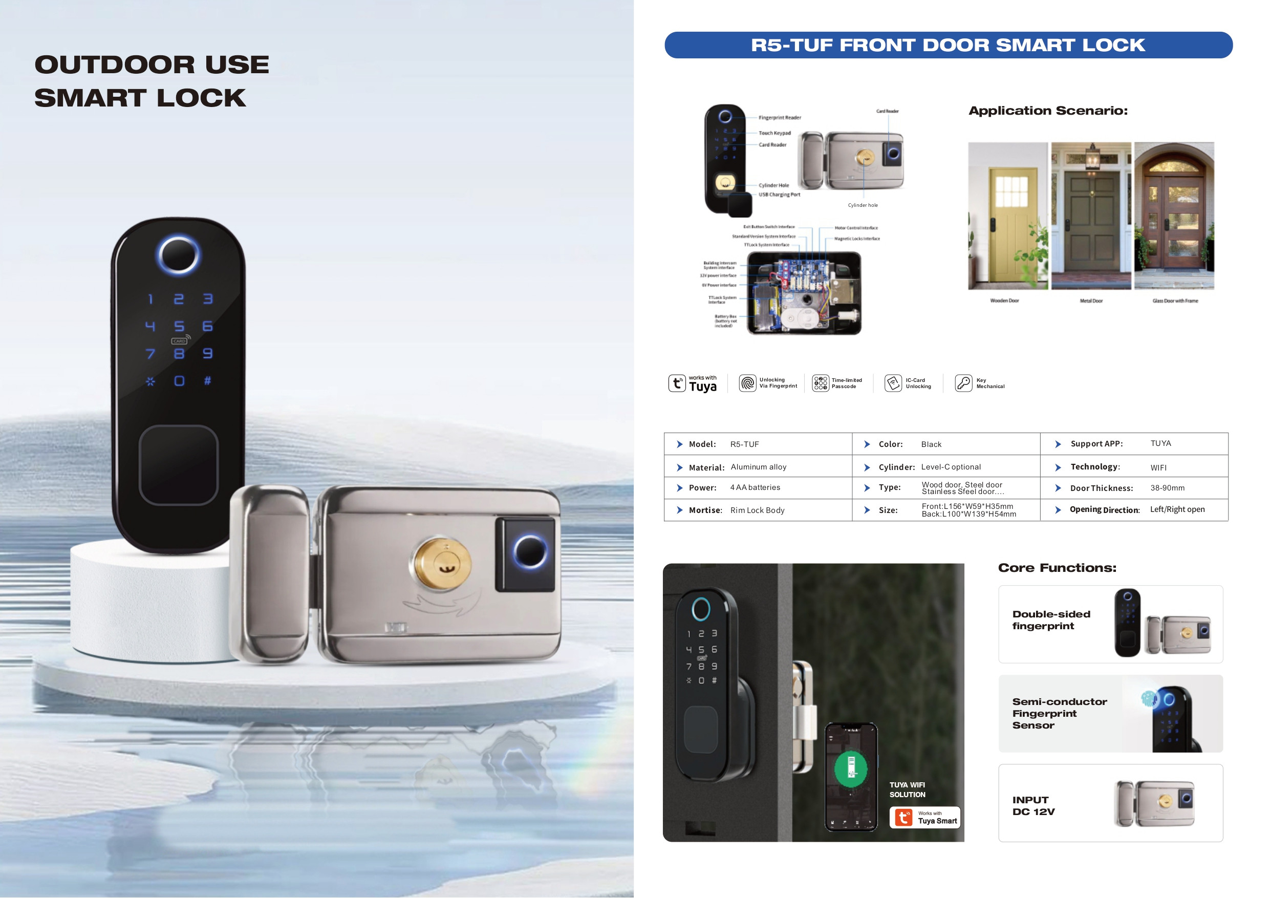 FH Smart Lock Catalog Tuya Smart Lock TT-Lock Smart Lock - Pepper Spray ...