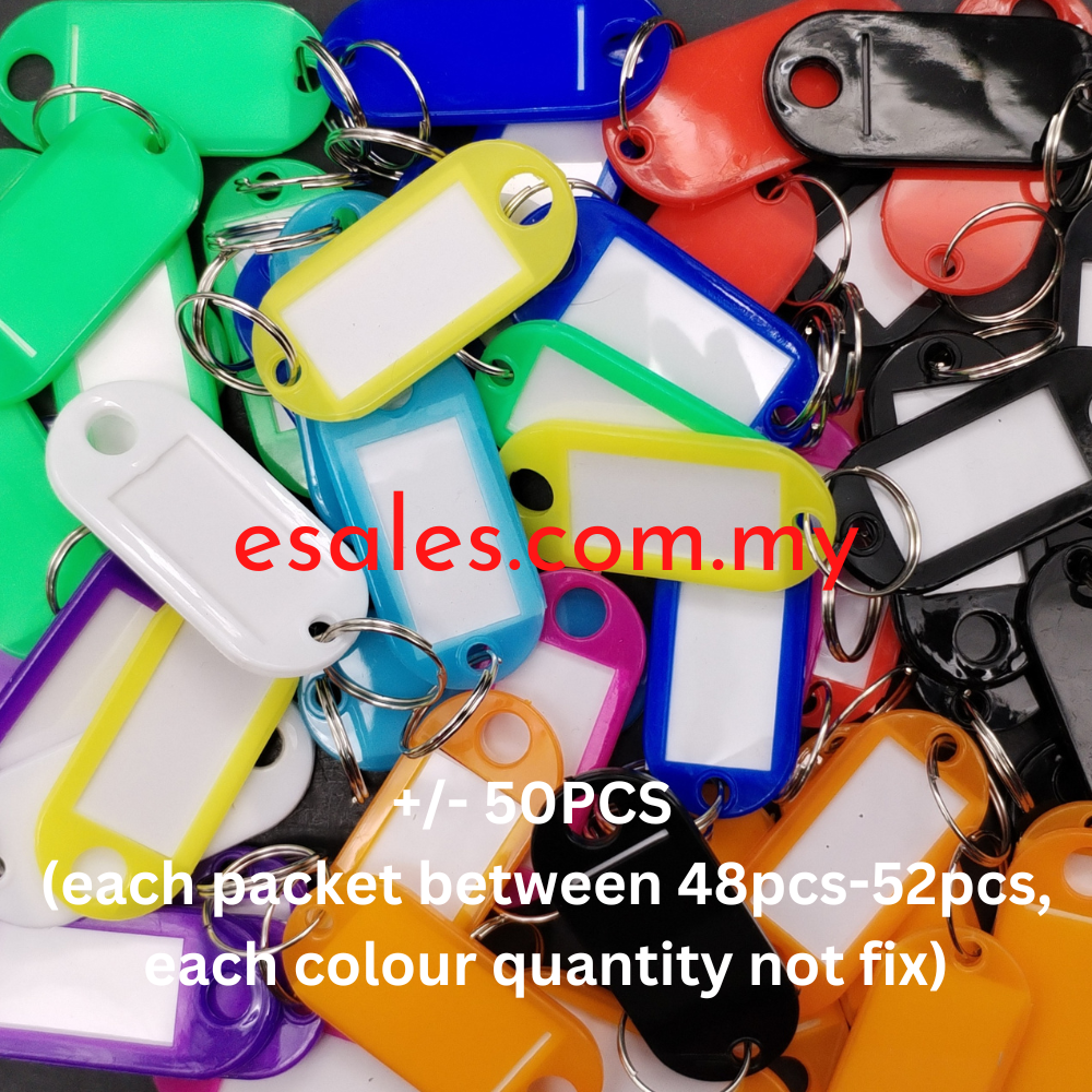 50pcs BS Key Label Keychain Key Label ID Name Room Address TEL Number ...