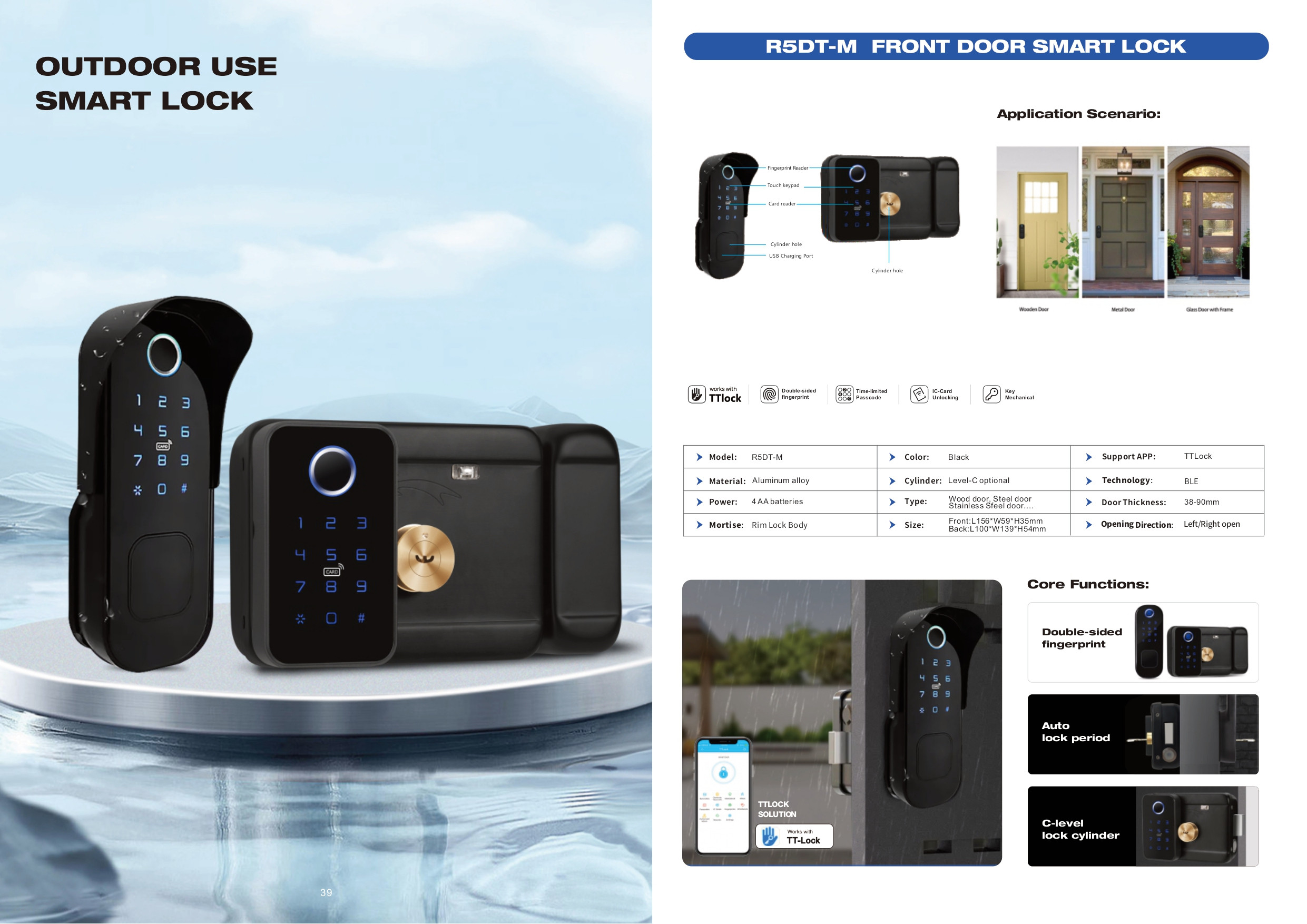 FH Smart Lock Catalog Tuya Smart Lock TT-Lock Smart Lock - Pepper Spray ...