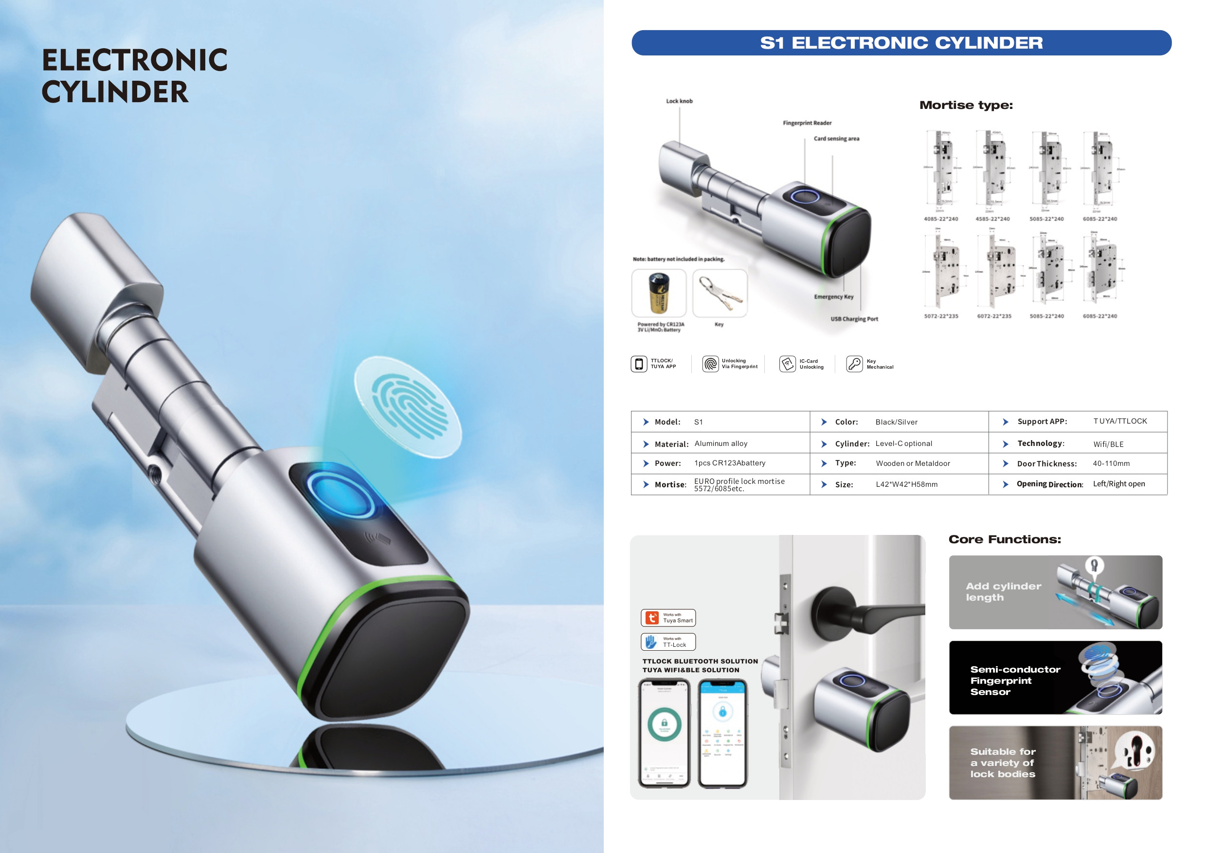 FH Smart Lock Catalog Tuya Smart Lock TT-Lock Smart Lock - Pepper Spray ...