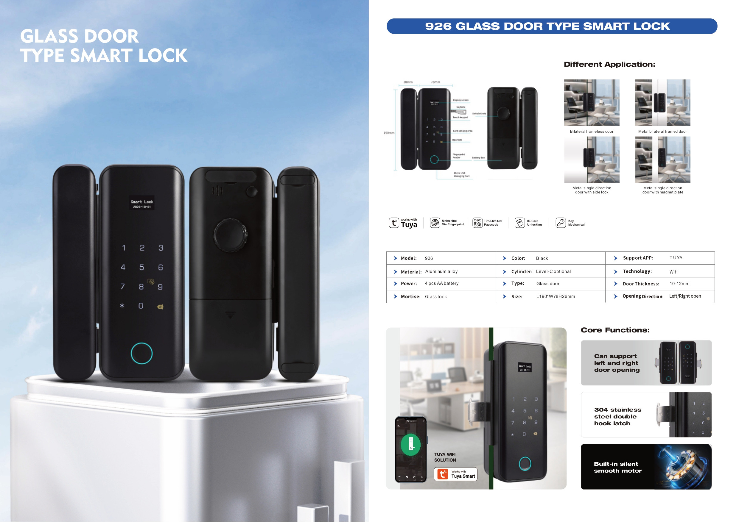 FH Smart Lock Catalog Tuya Smart Lock TT-Lock Smart Lock - Pepper Spray ...