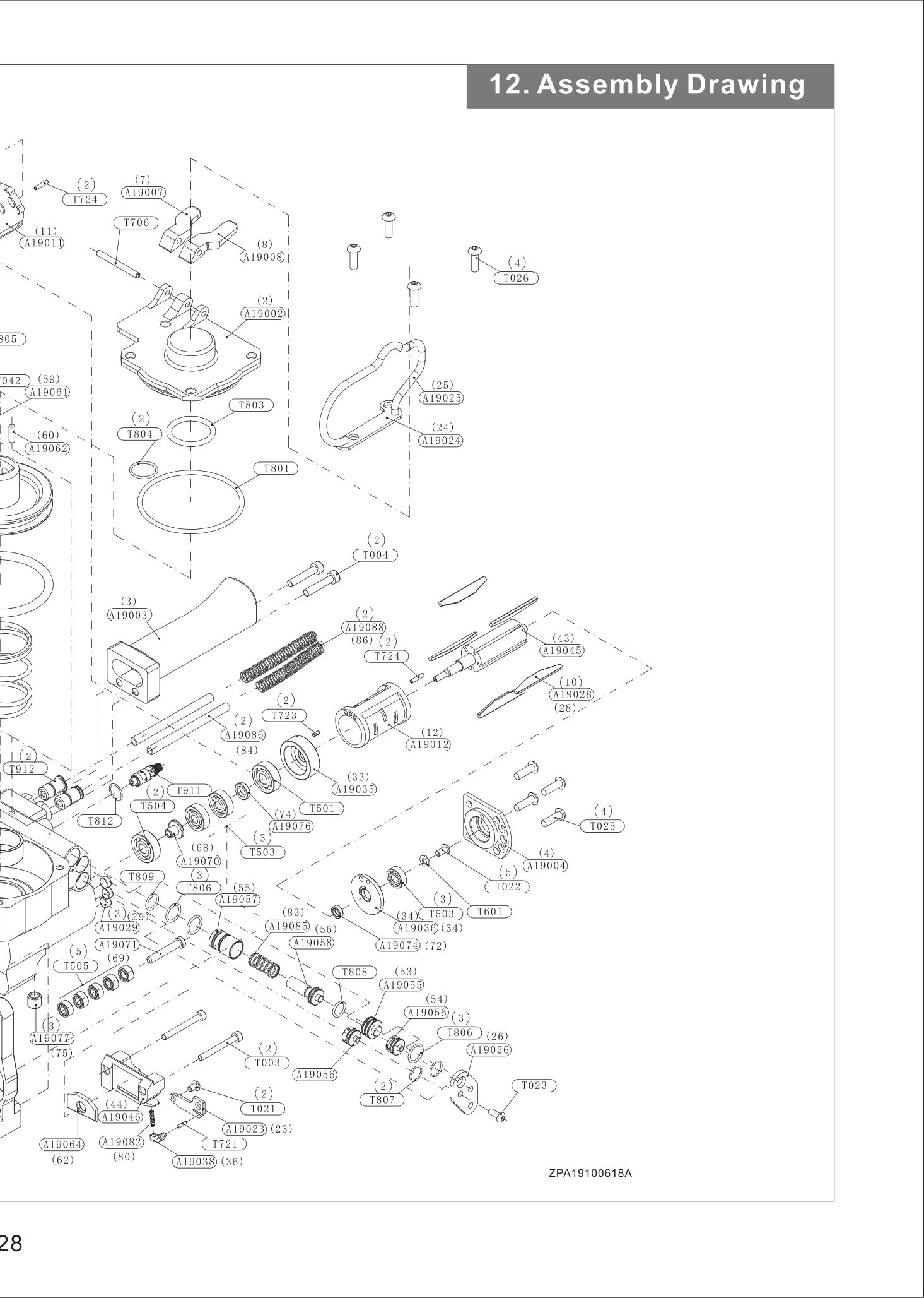 PP & PET Strapping Tool A19 A25 B19 B25 Hand-held Pneumatic Strapping Tools Plastic Pneumatic ...