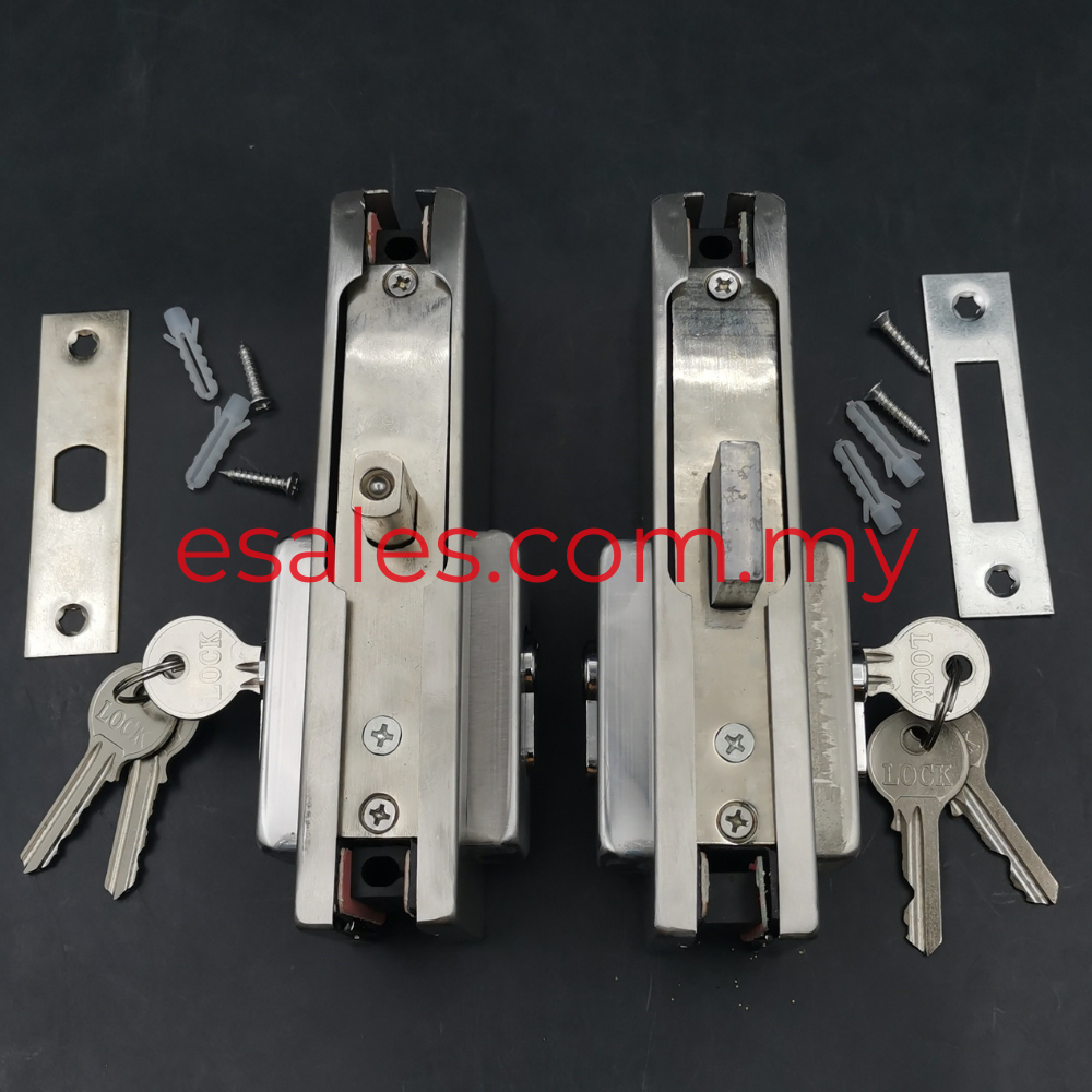 GUBITE ROUSHON FL50 Patch Lock Glass Door Lock - Pepper Spray Malaysia ...