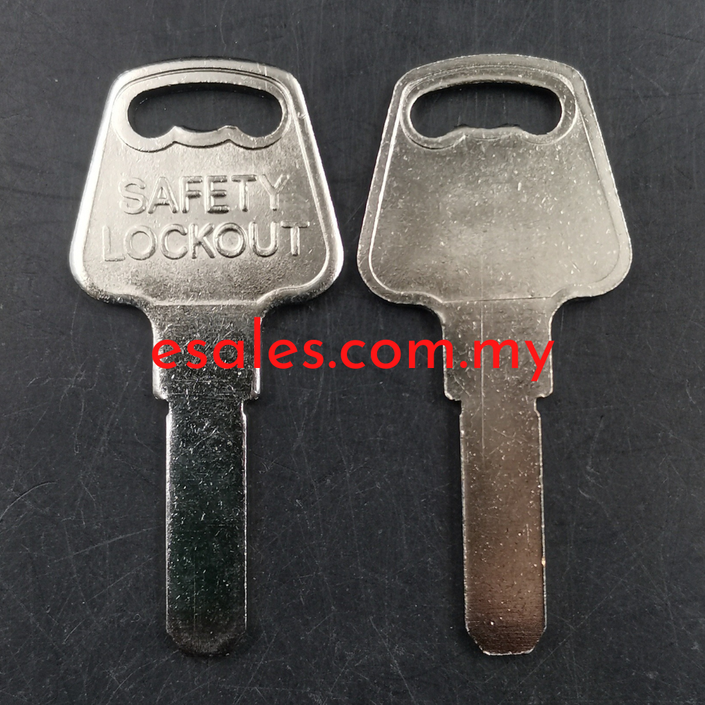 SAFETY LOCKOUT Key Blank LOTO Track Key Blank - Pepper Spray Malaysia ...