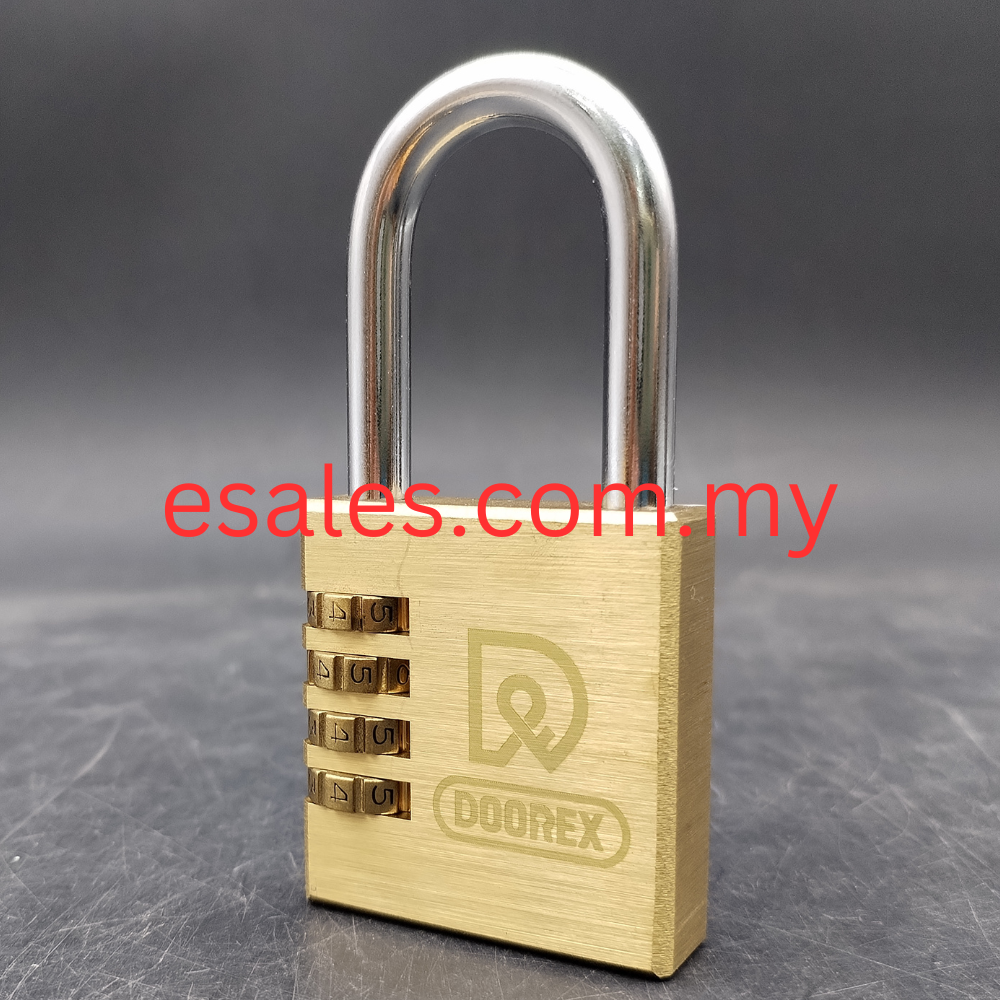 Doorex DN50 Solid Brass Number Combination Lock - Pepper Spray Malaysia ...