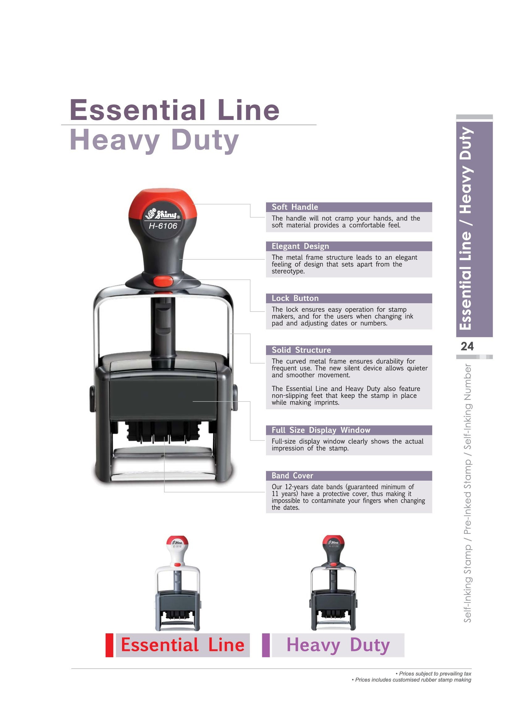 Shiny S-853 Black Ink Printer Line Self Inking Stamp SHY-S853-BK - Pepper Spray Malaysia ...