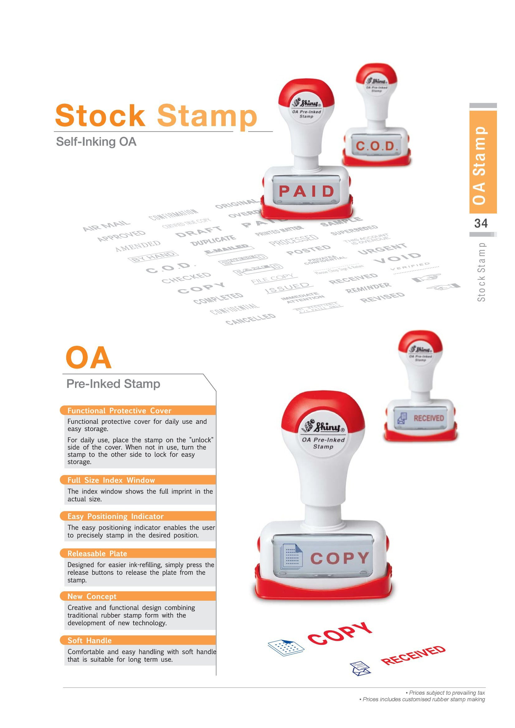 Shiny S-853 Black Ink Printer Line Self Inking Stamp SHY-S853-BK - Pepper Spray Malaysia ...