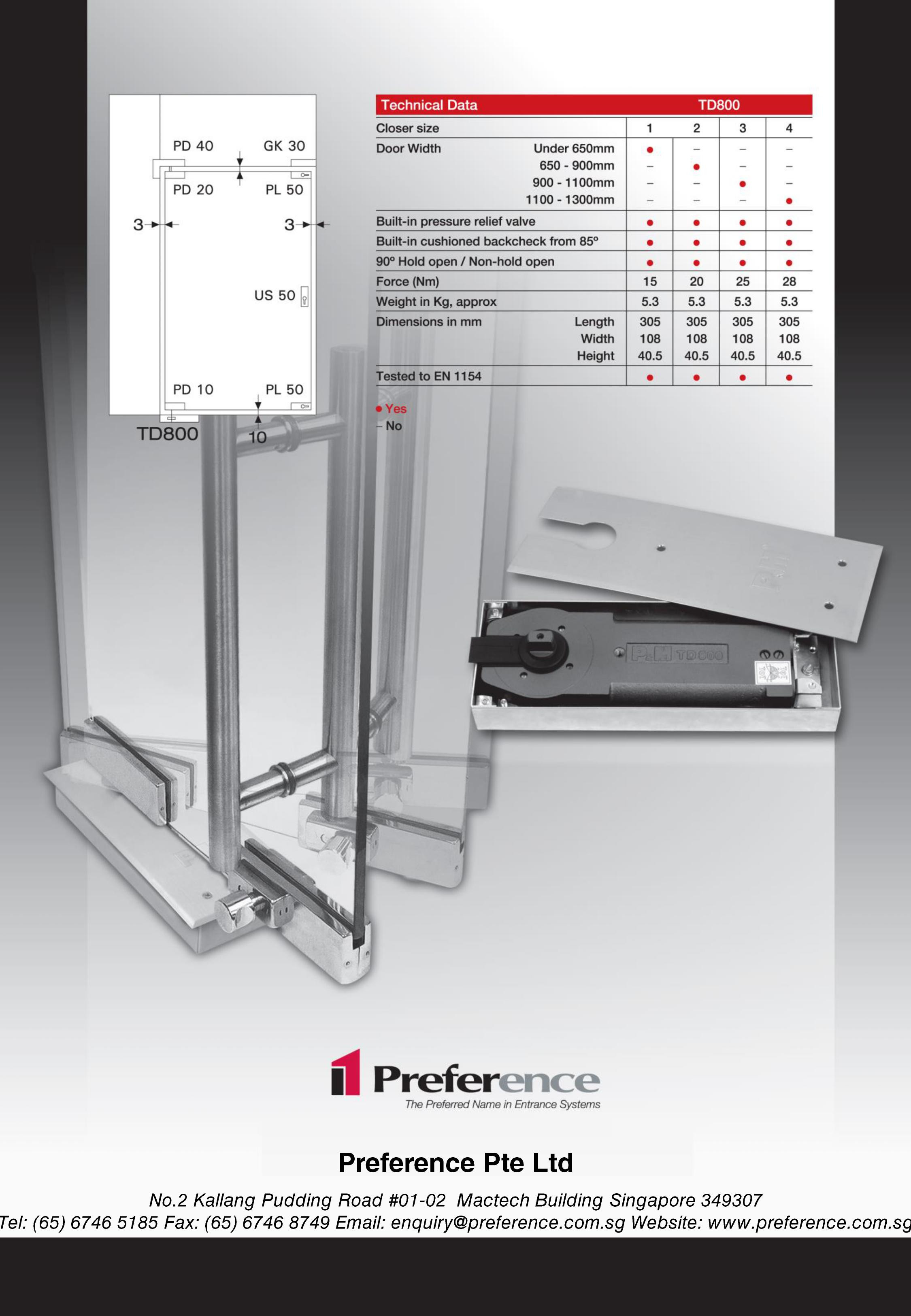 P&M TD800 Size 2 Floor Spring - Pepper Spray Malaysia- Personal Safety ...