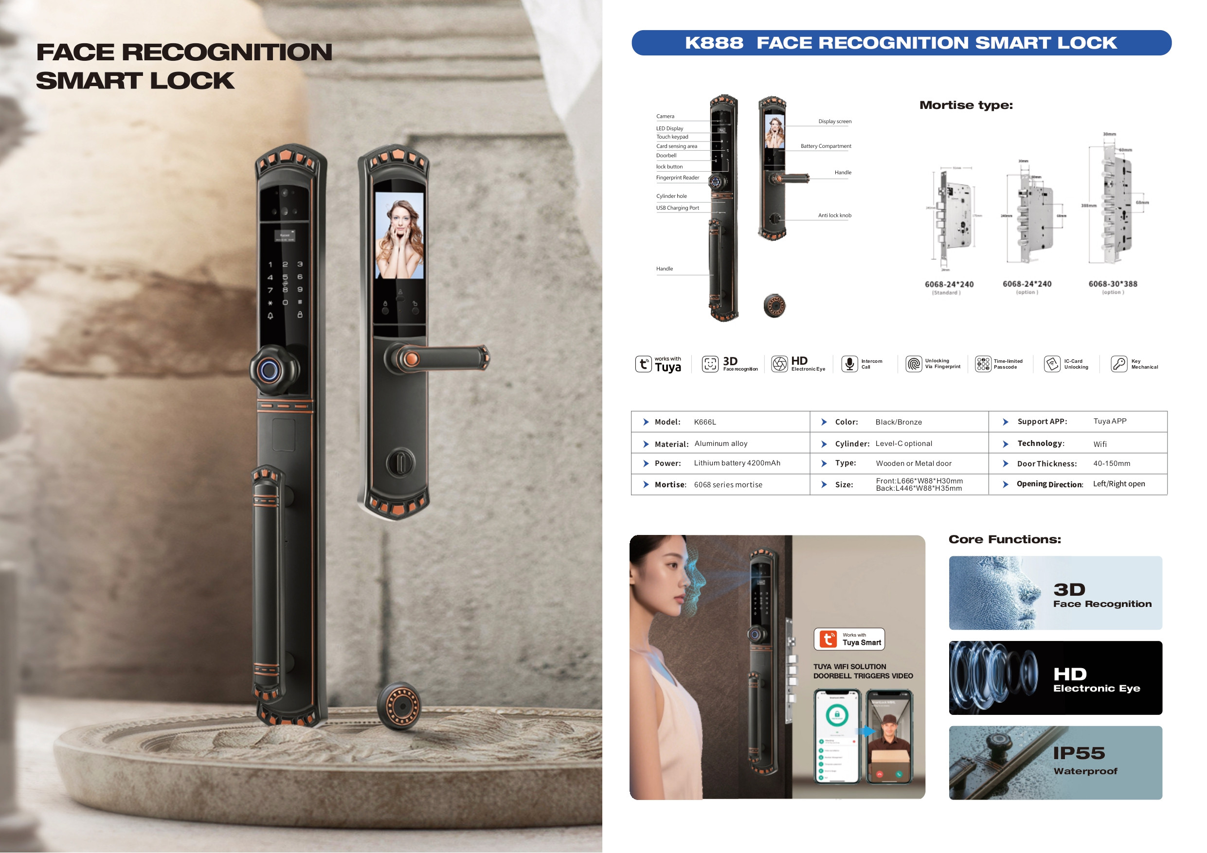 FH Smart Lock Catalog Tuya Smart Lock TT-Lock Smart Lock - Pepper Spray ...
