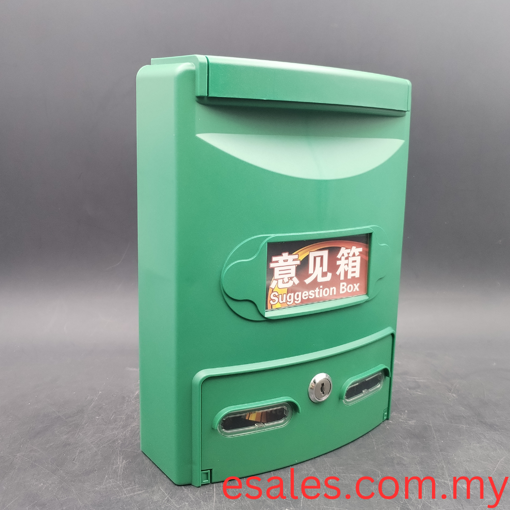 KEJEA K-142 GREY Outdoor Water Proof Mailbox Complaint Box Letter Box ...