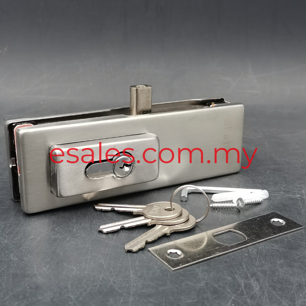 GUBITE ROUSHON FL50 Patch Lock Glass Door Lock - Pepper Spray Malaysia ...
