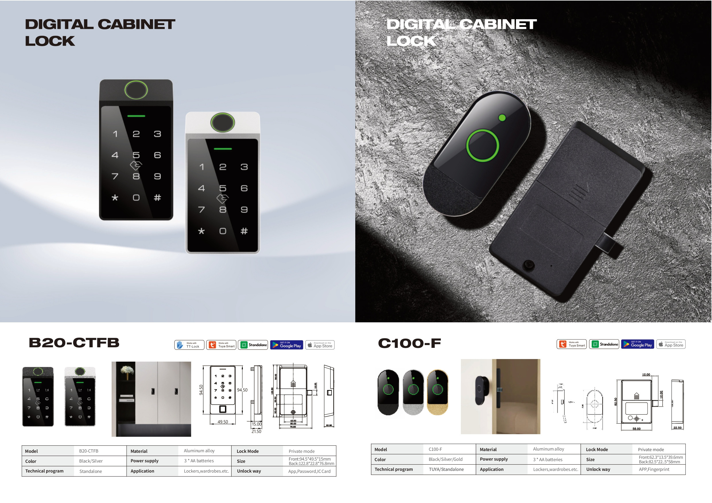 FH Smart Lock Catalog Tuya Smart Lock TT-Lock Smart Lock - Pepper Spray ...
