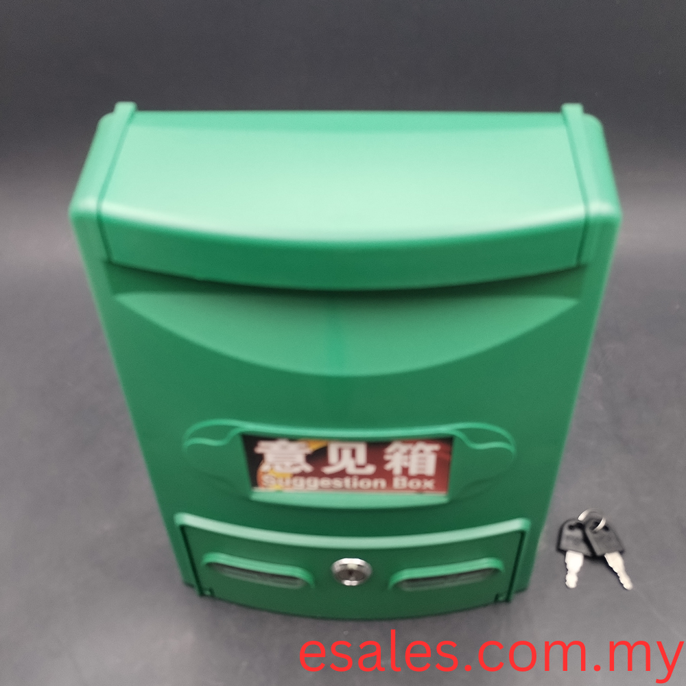 KEJEA K-142 GREY Outdoor Water Proof Mailbox Complaint Box Letter Box ...