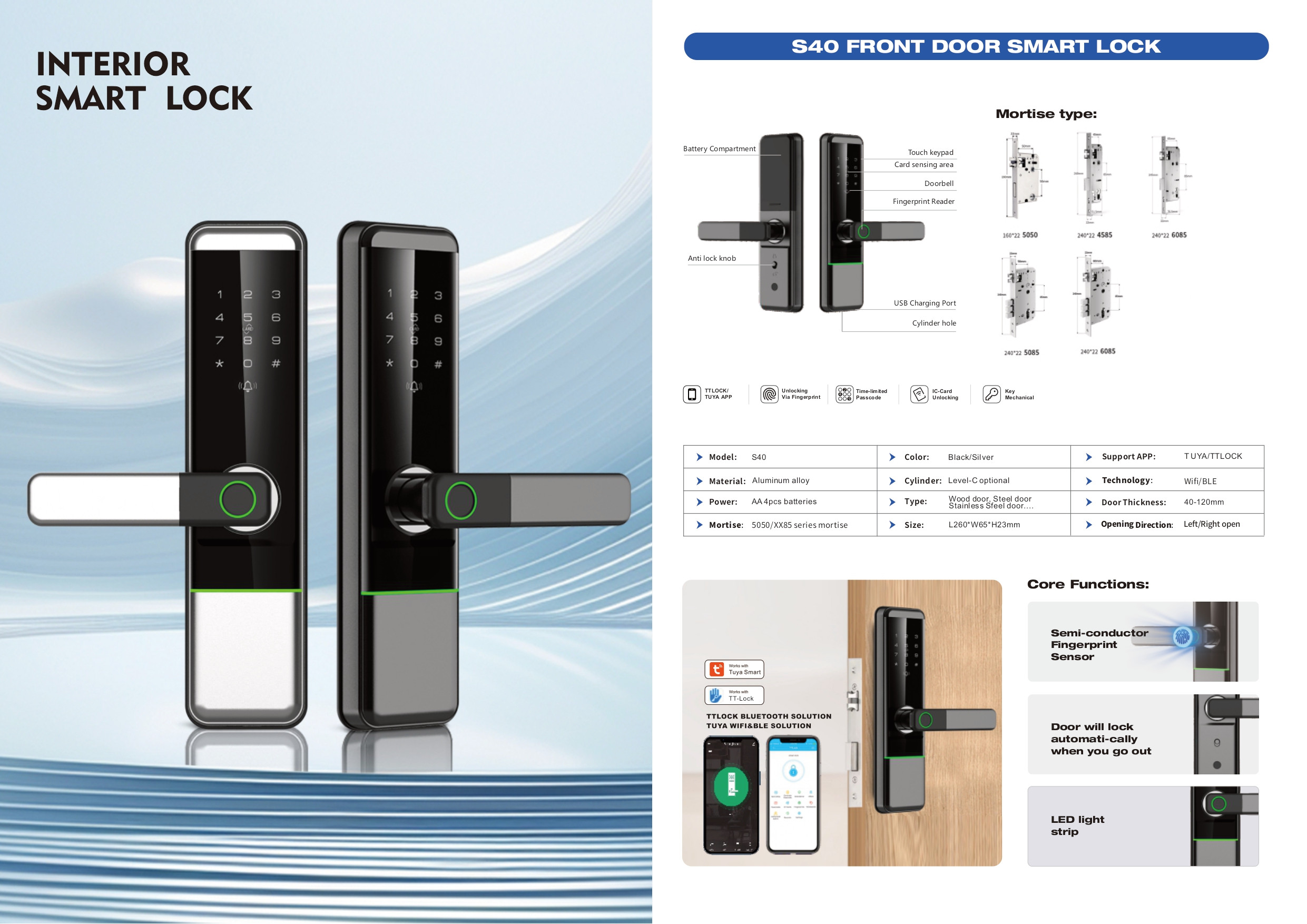 FH Smart Lock Catalog Tuya Smart Lock TT-Lock Smart Lock - Pepper Spray ...