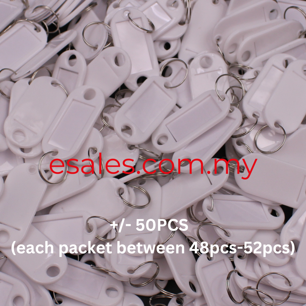 50pcs BS Key Label Keychain Key Label ID Name Room Address TEL Number ...