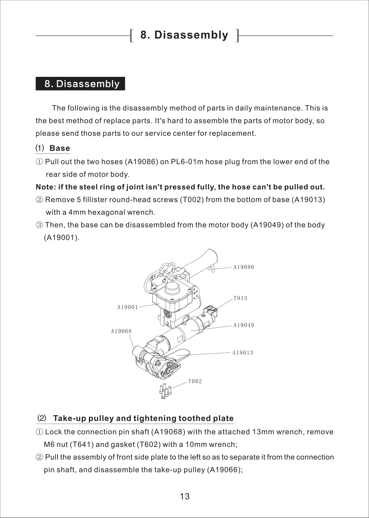 PP & PET Strapping Tool A19 A25 B19 B25 Hand-held Pneumatic Strapping Tools Plastic Pneumatic ...
