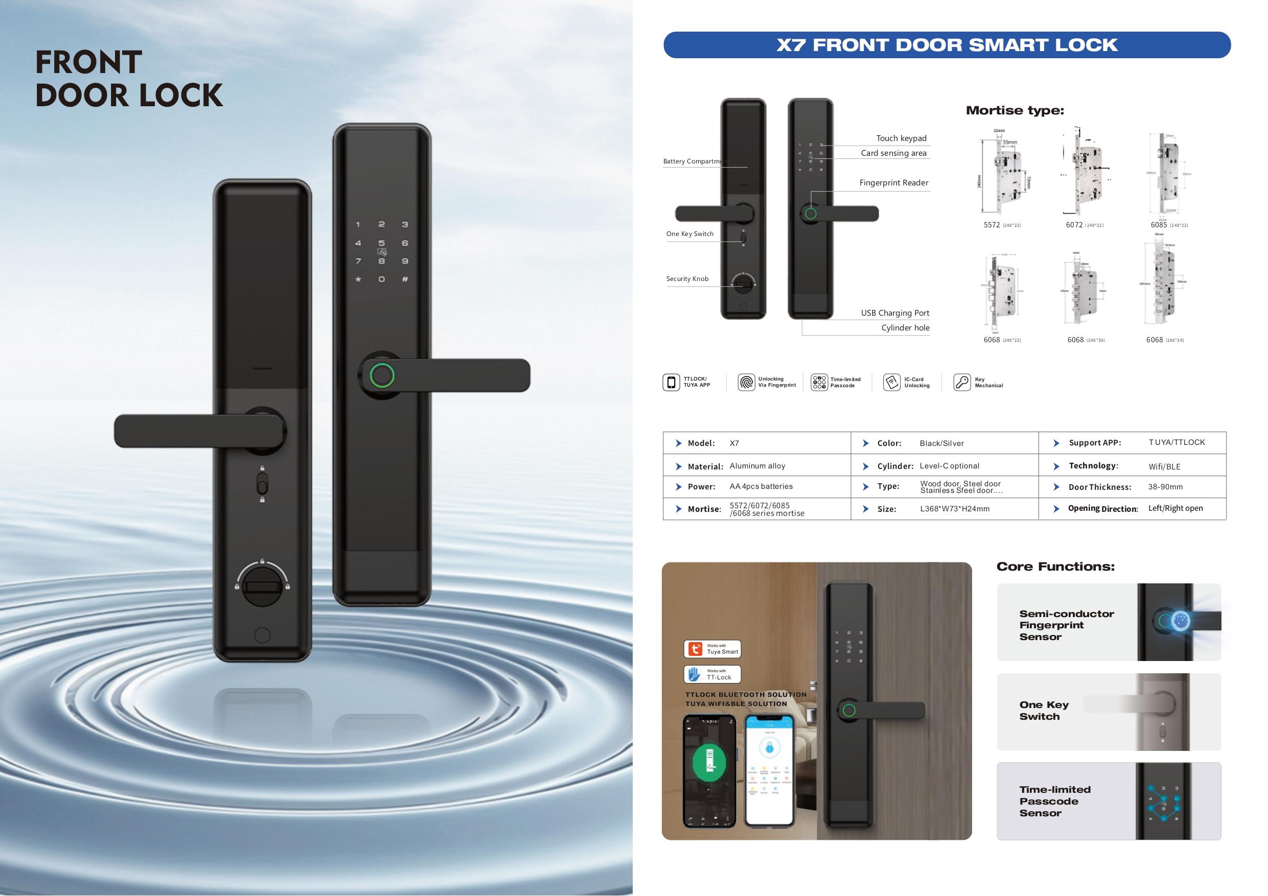 FH Smart Lock Catalog Tuya Smart Lock TT-Lock Smart Lock - Pepper Spray ...
