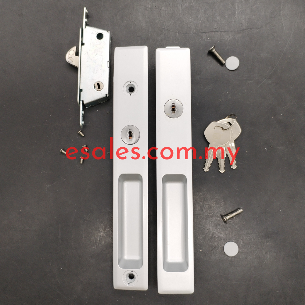 Teca J7- Black with 2 Sided Key Aluminium Door Lock - Pepper Spray ...