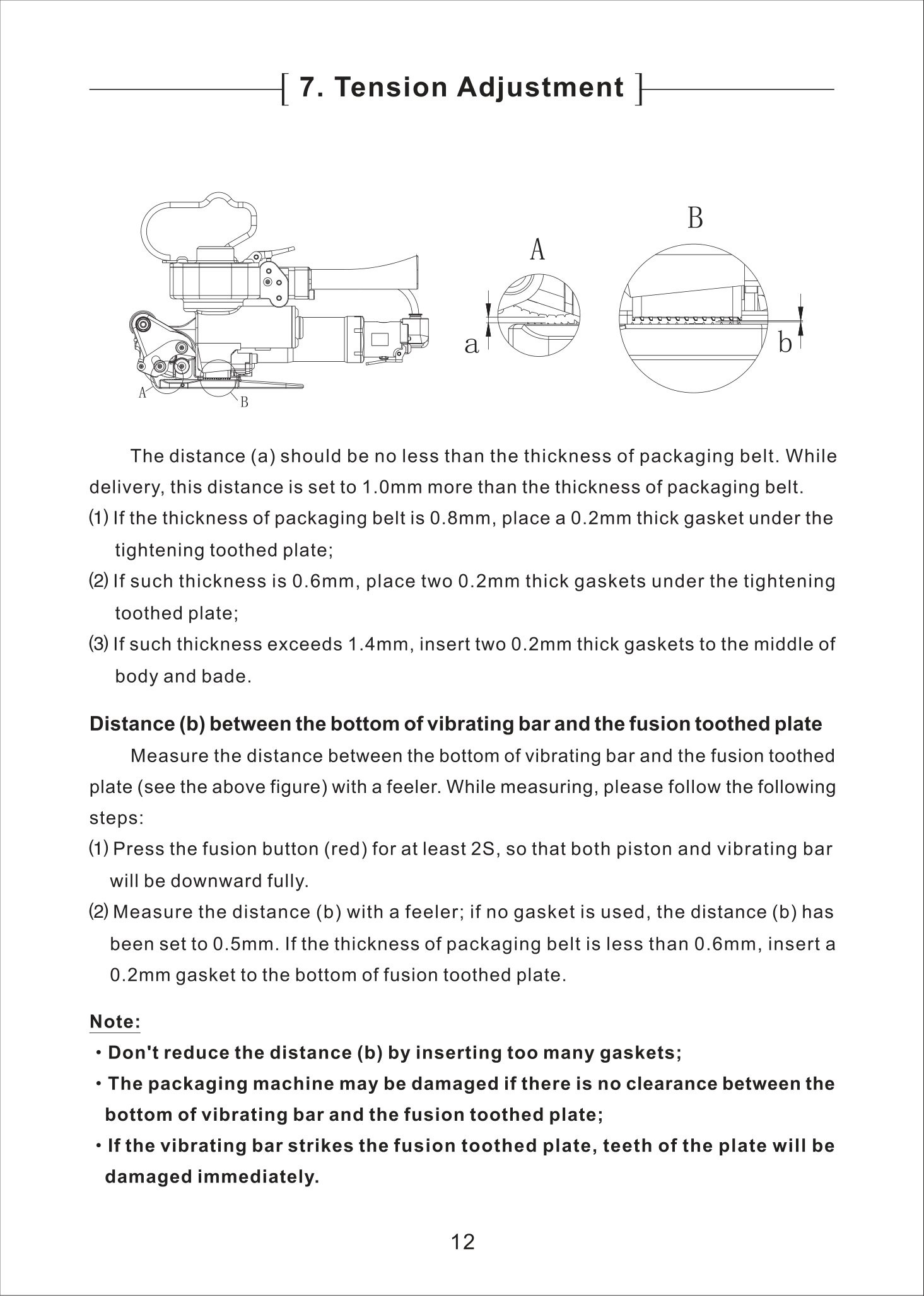 PP & PET Strapping Tool A19 A25 B19 B25 Hand-held Pneumatic Strapping Tools Plastic Pneumatic ...