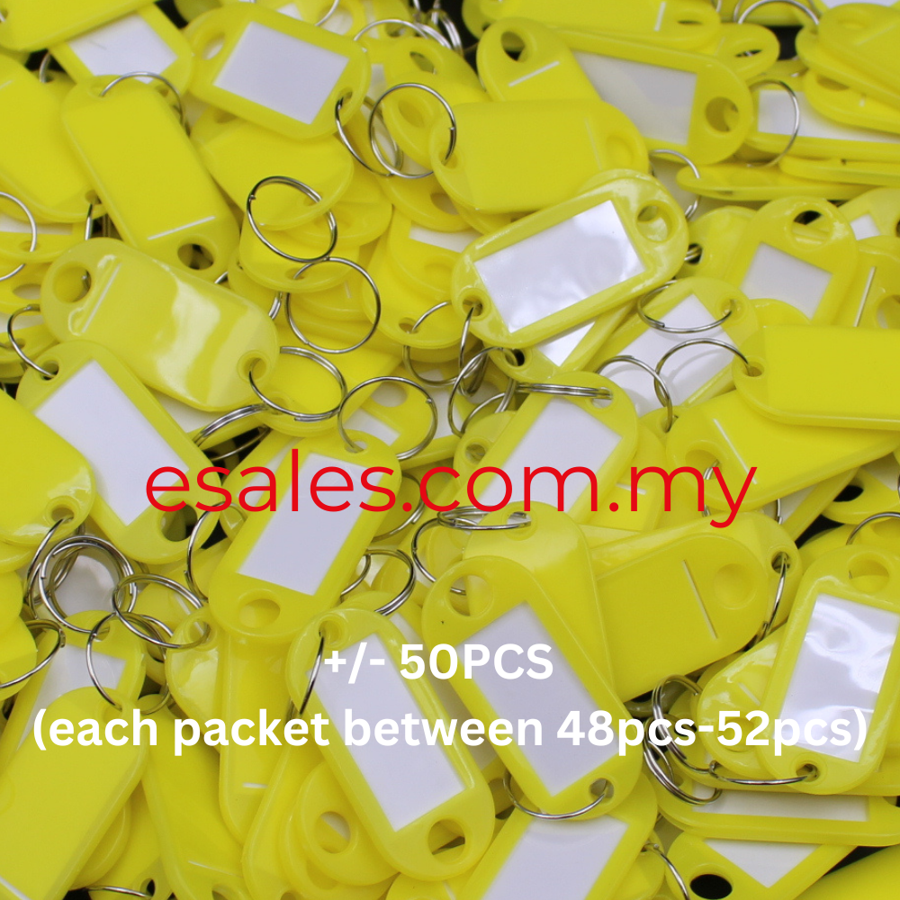 50pcs BS Key Label Keychain Key Label ID Name Room Address TEL Number ...