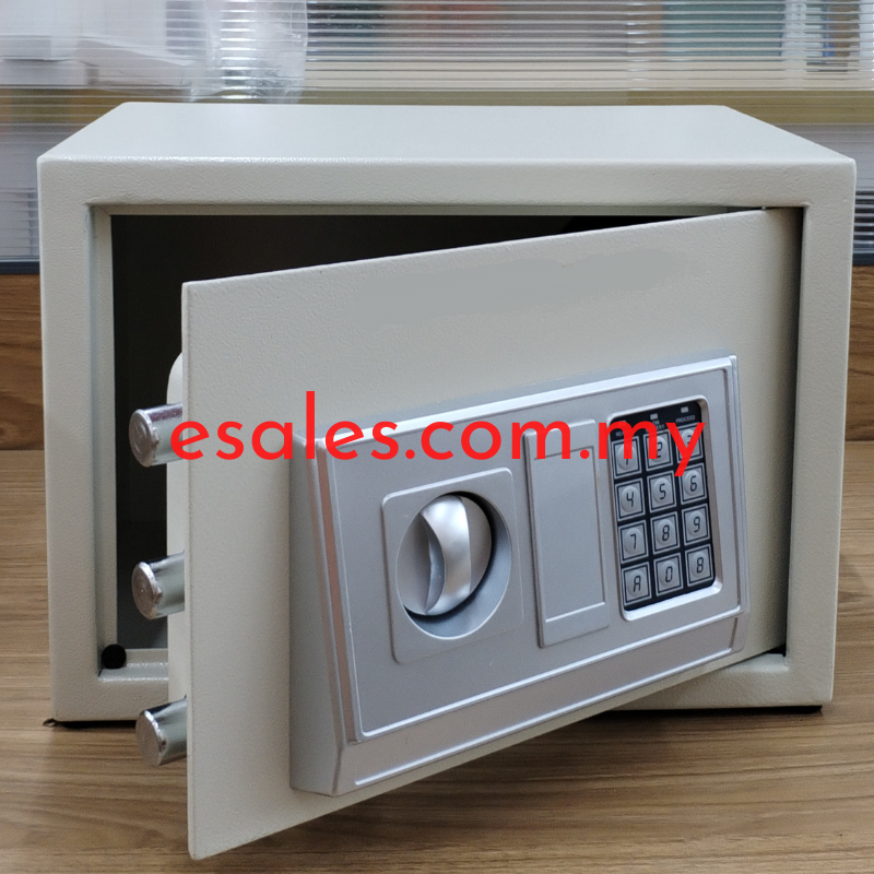 Kingland T-25E-White Digital Safe Box with Alarm, Led, Shelving ...