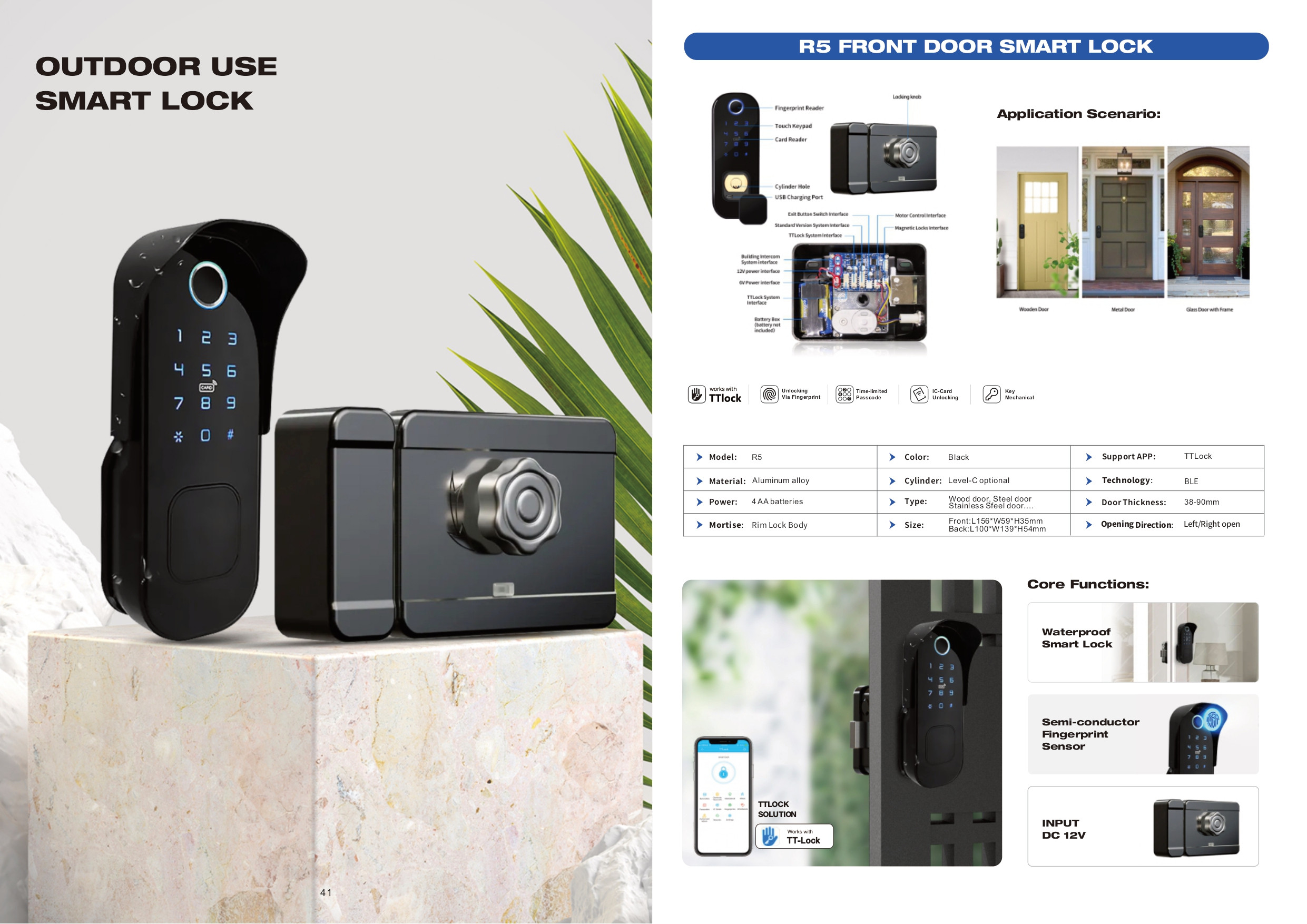 FH Smart Lock Catalog Tuya Smart Lock TT-Lock Smart Lock - Pepper Spray ...