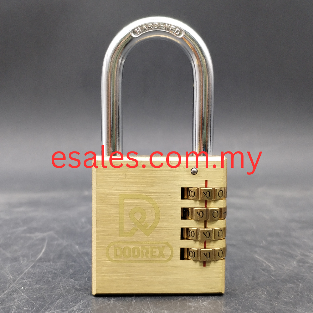 Doorex DN50 Solid Brass Number Combination Lock - Pepper Spray Malaysia ...